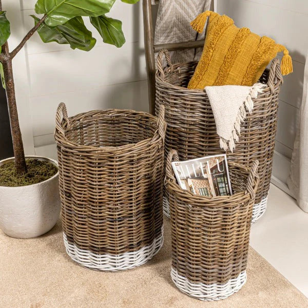 Buy Handwoven Baskets & Hampers Online | Happimess