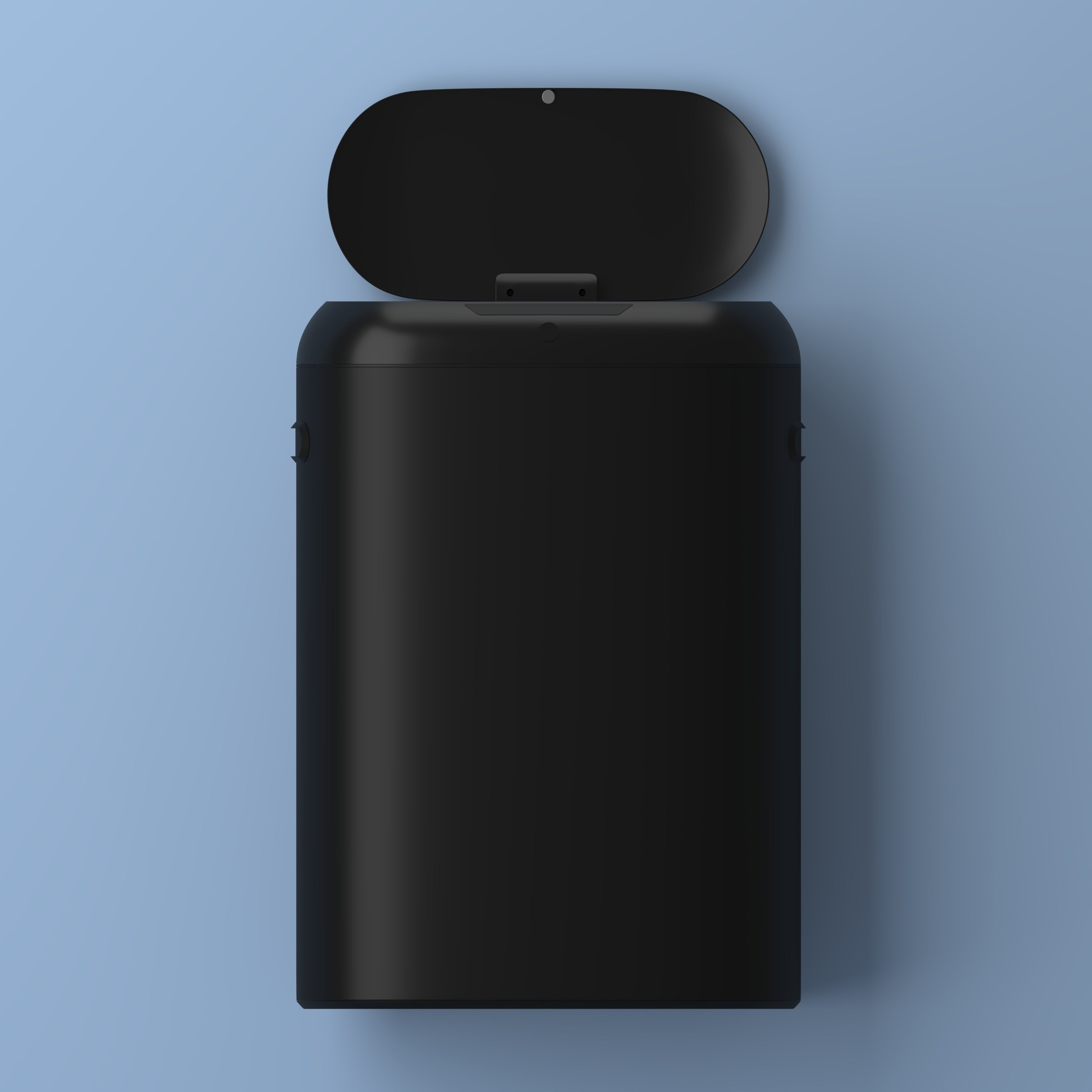 Robo Kitchen 13.2-Gallon Slim Oval Motion Sensor Touchless Trash Can w ...