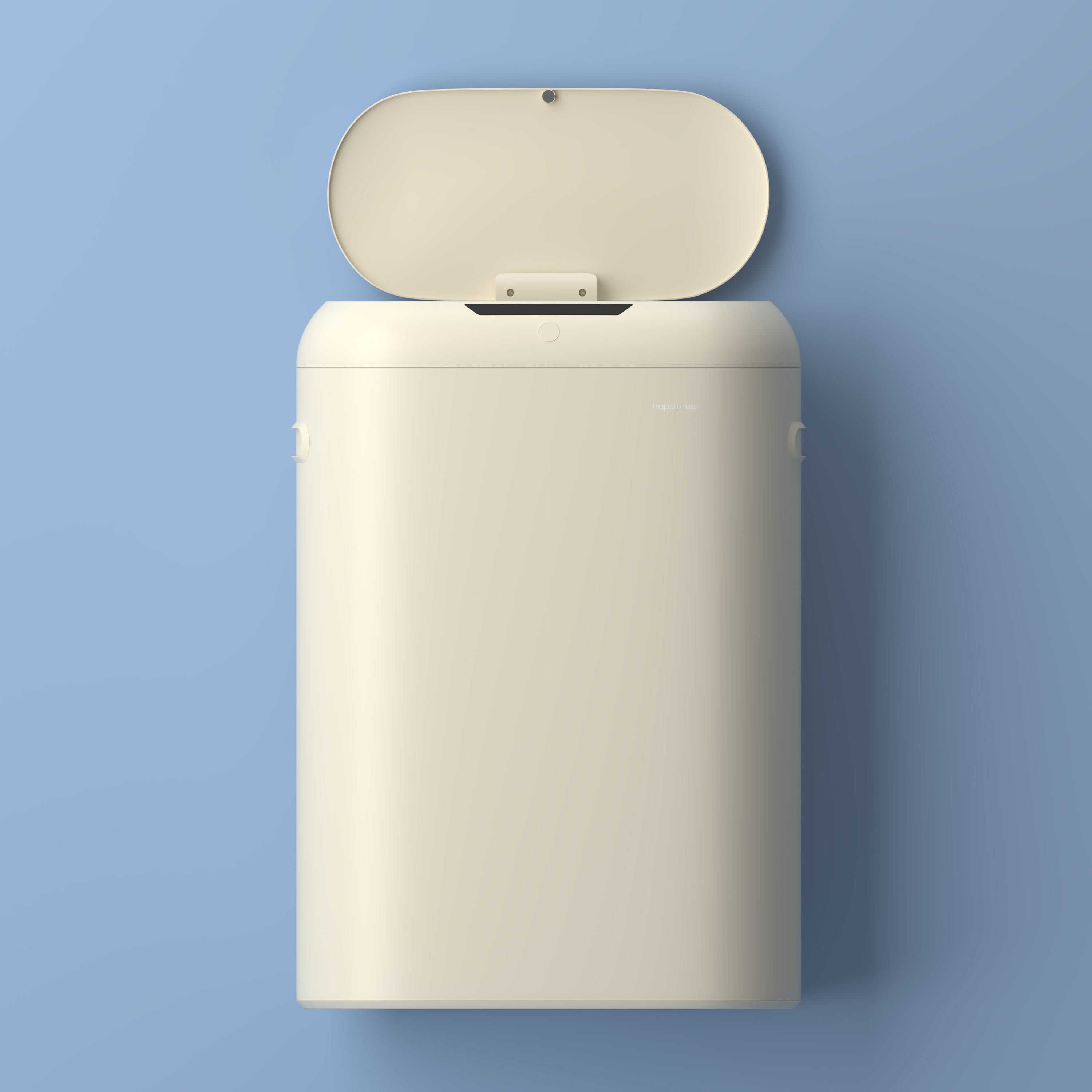 Robo Kitchen 13.2-Gallon Slim Oval Motion Sensor Touchless Trash Can w
